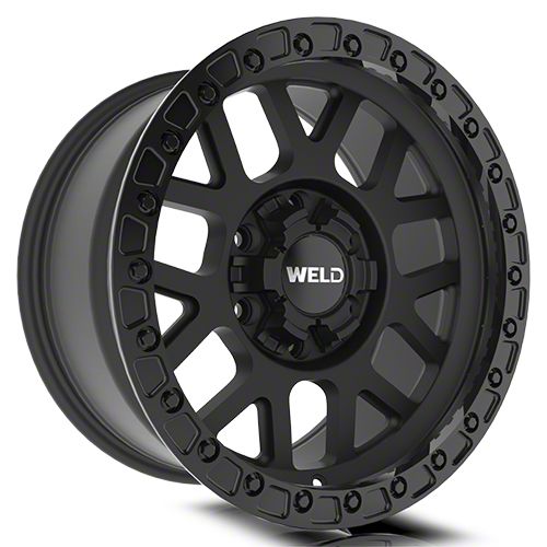 Weld Off-Road Titan Cinch Satin Black 6-Lug Wheel; 20x9; 20mm Offset ...