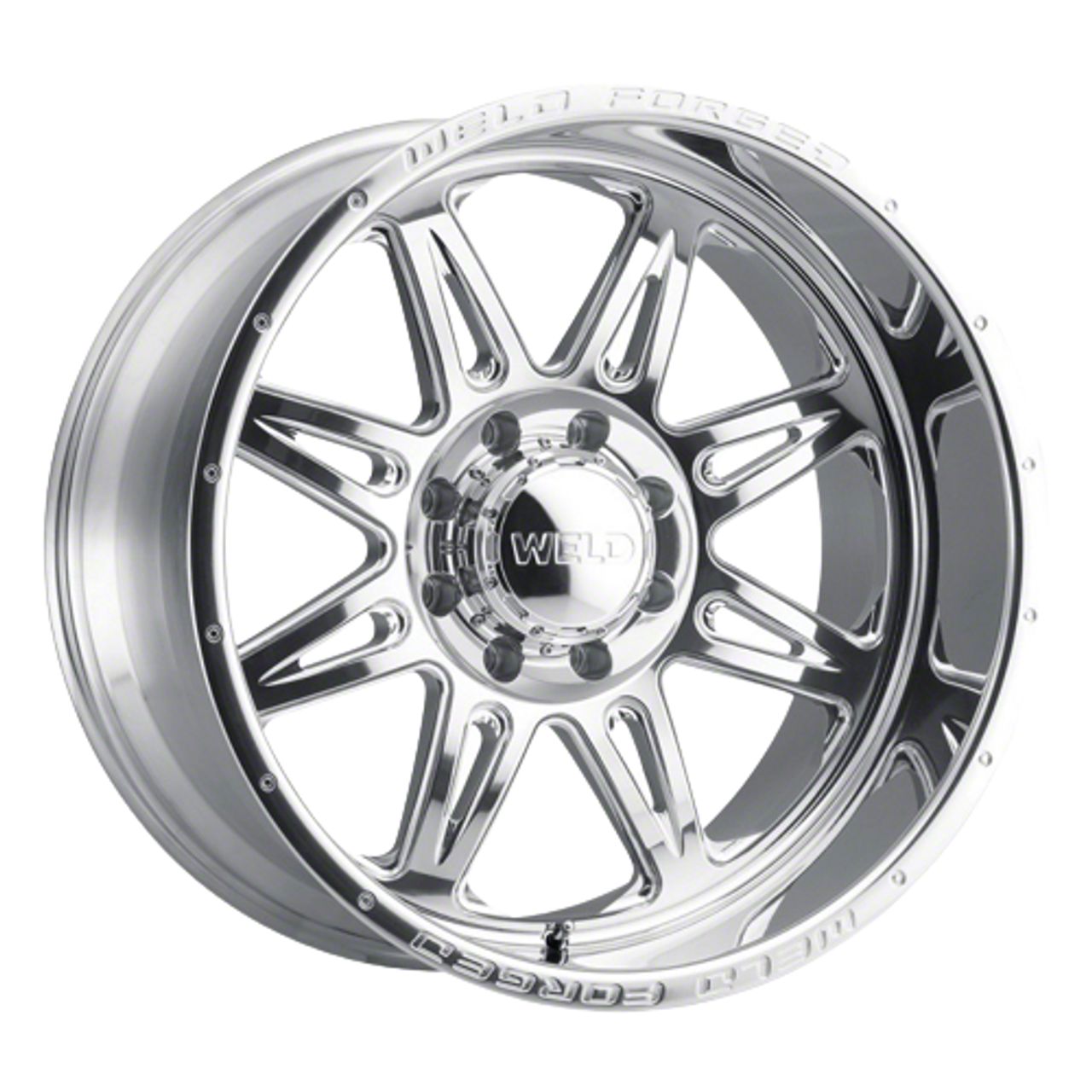 Weld Off-Road Tacoma Cheyenne Six XT Polished 6-Lug Wheel; 20x12; -51mm ...