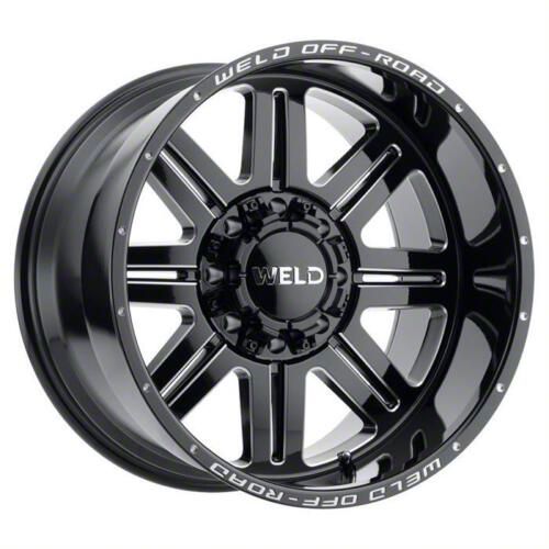 Weld Off-Road Bronco Chasm Gloss Black Milled 6-Lug Wheel; 18x9; 20mm ...