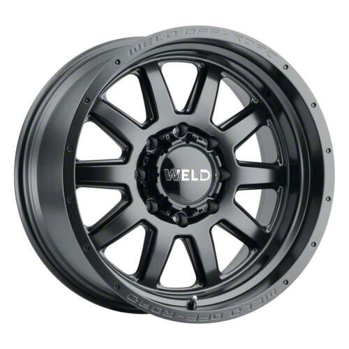 Weld Off-Road Titan XD Stealth Satin Black 6-Lug Wheel; 20x10; -18mm ...