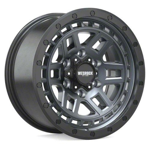 Wesrock Wheels Toyota 4-Runner BT-26 Anthracite with Black Simulated ...