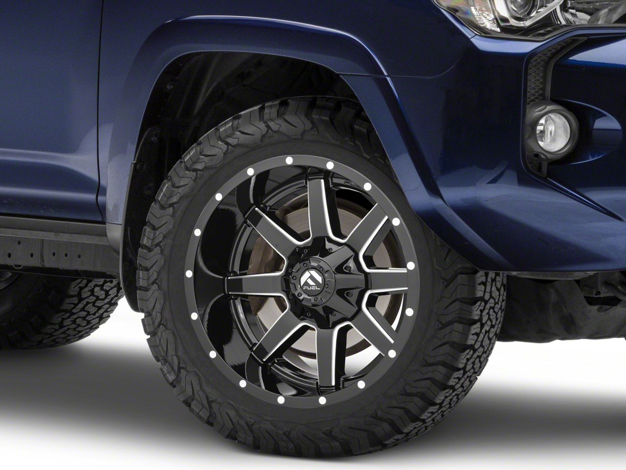 Wesrock Wheels Toyota 4-Runner Maverick Gloss Black Milled 6-Lug Wheel ...