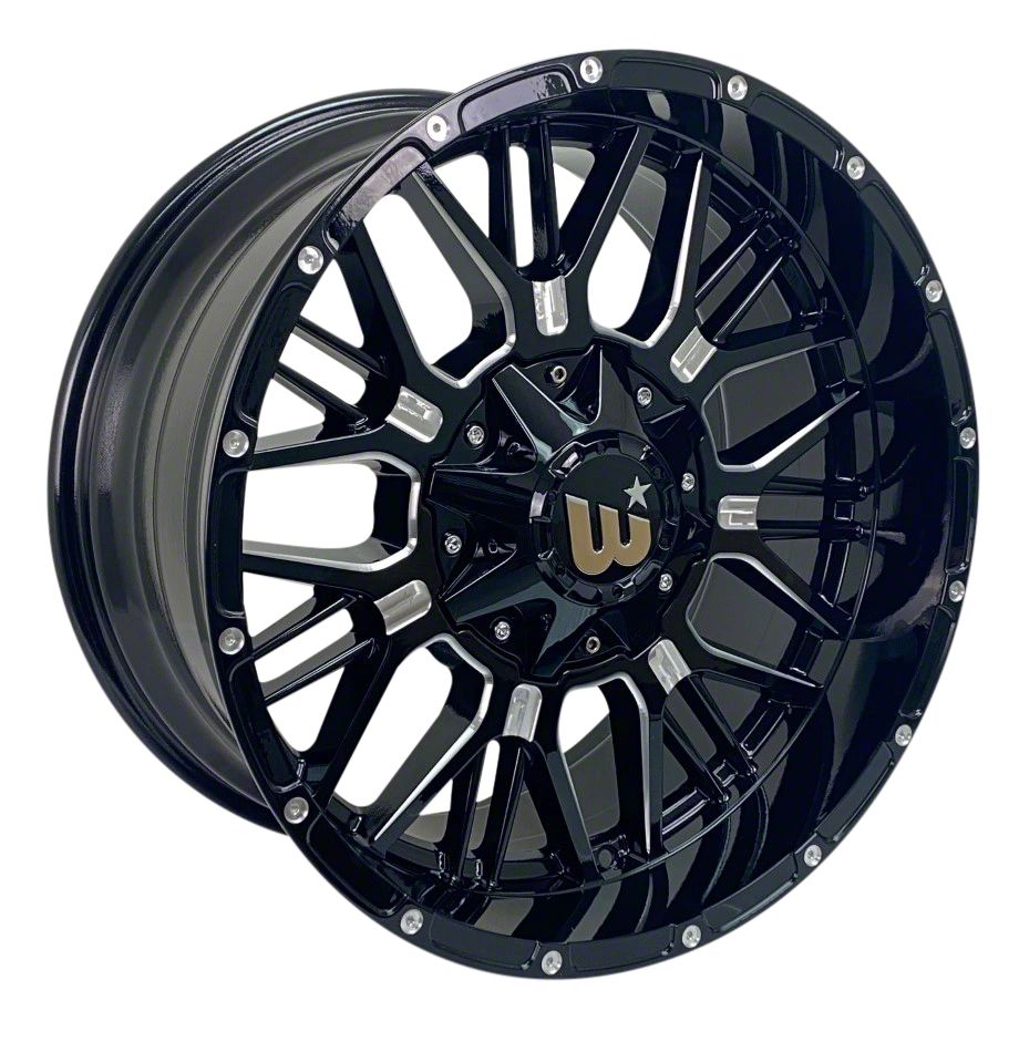 Western Wheels Jeep Grand Cherokee PAXTON Gloss Black with Side Milling ...