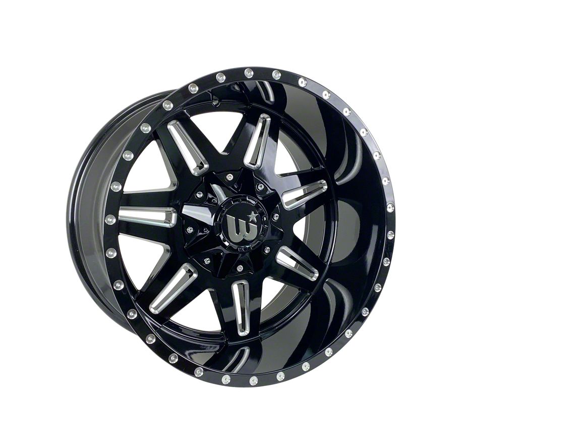 Western Wheels Jeep Grand Cherokee TRAIL2 Gloss Black with Milling ...