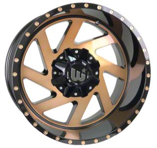 Western Wheels Jeep Grand Cherokee CACTUS Bronze Face with Gloss Black ...
