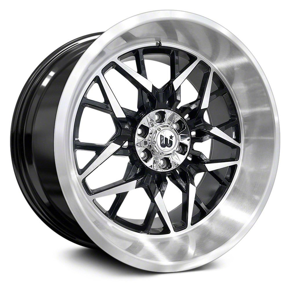 Western Wheels Jeep Wrangler EDGE Brush Face Wheel; 22x12; -44mm Offset ...