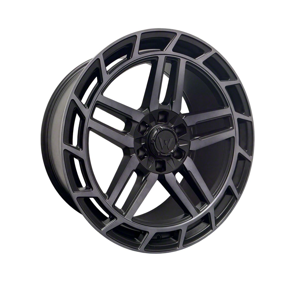 Western Wheels Tacoma HC66 Machined Face Satin Black Tint 6-Lug Wheel ...