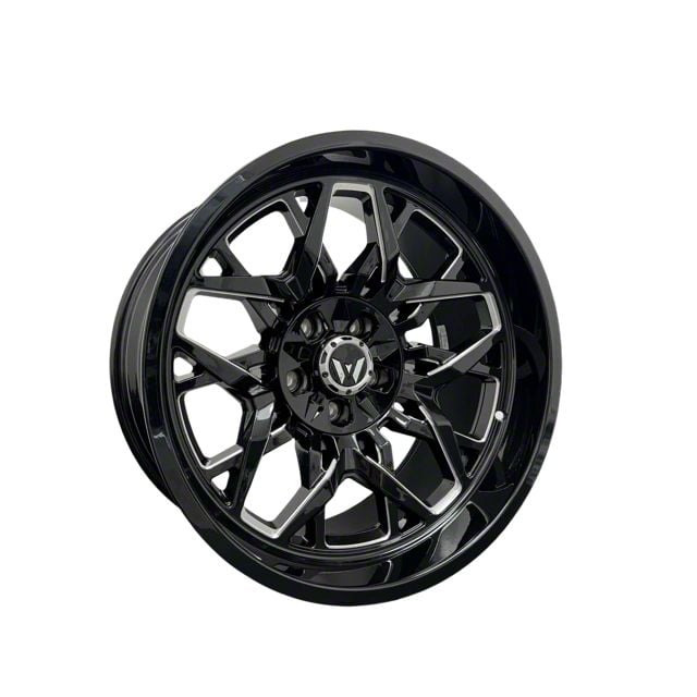 Western Wheels Titan XD EDGE Gloss Black with Milling Spokes 6-Lug ...