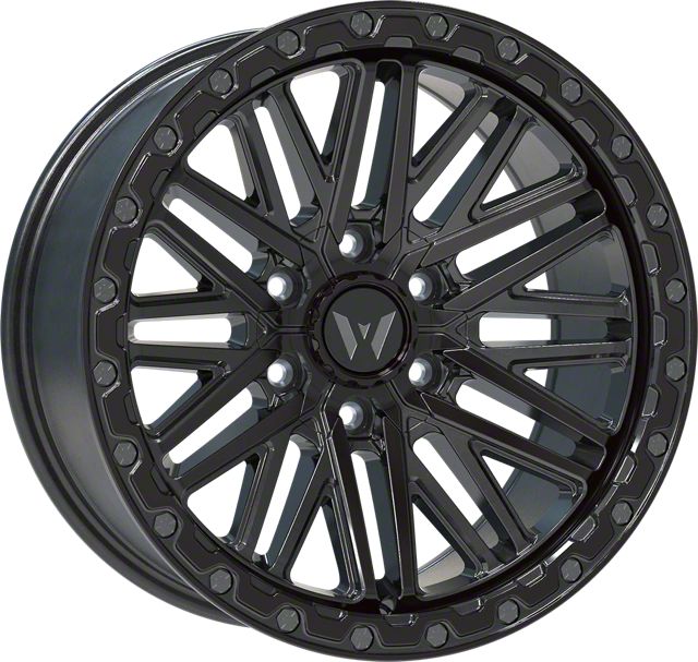Western Wheels Tundra AL04 Black Machined Face Dark Tint 6-Lug Wheel ...