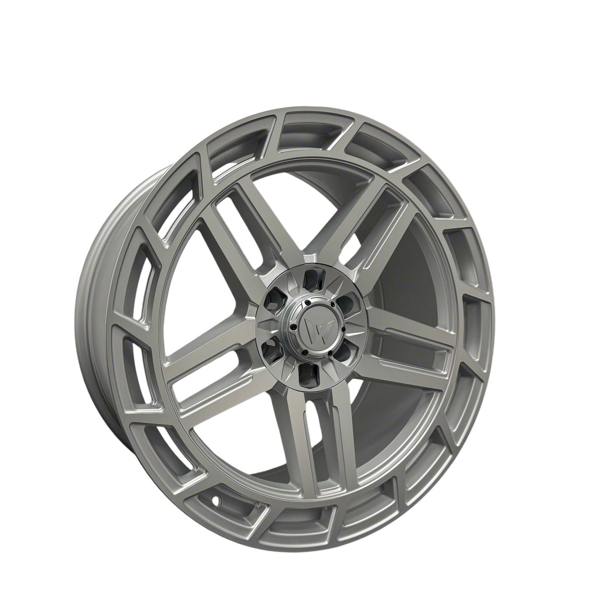 Western Wheels Tundra HC66 Machined Silver Face Satin 6-Lug Wheel ...