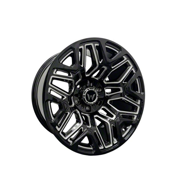 Western Wheels Tundra TUNDRA Gloss Black with Milling Spokes 6-Lug ...