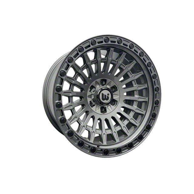 Western Wheels Tundra WP69 Gun Metal Face with Satin Lip 6-Lug Wheel ...