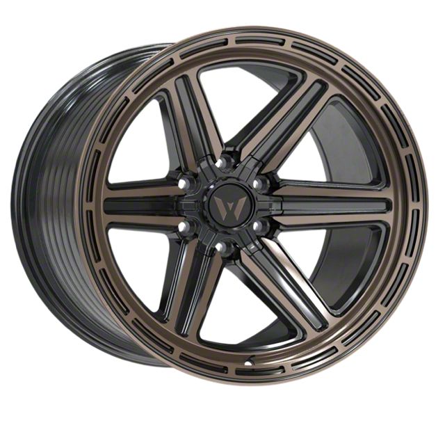 Western Wheels Tundra YR13 Bronze Machined Face Satin 6-Lug Wheel ...