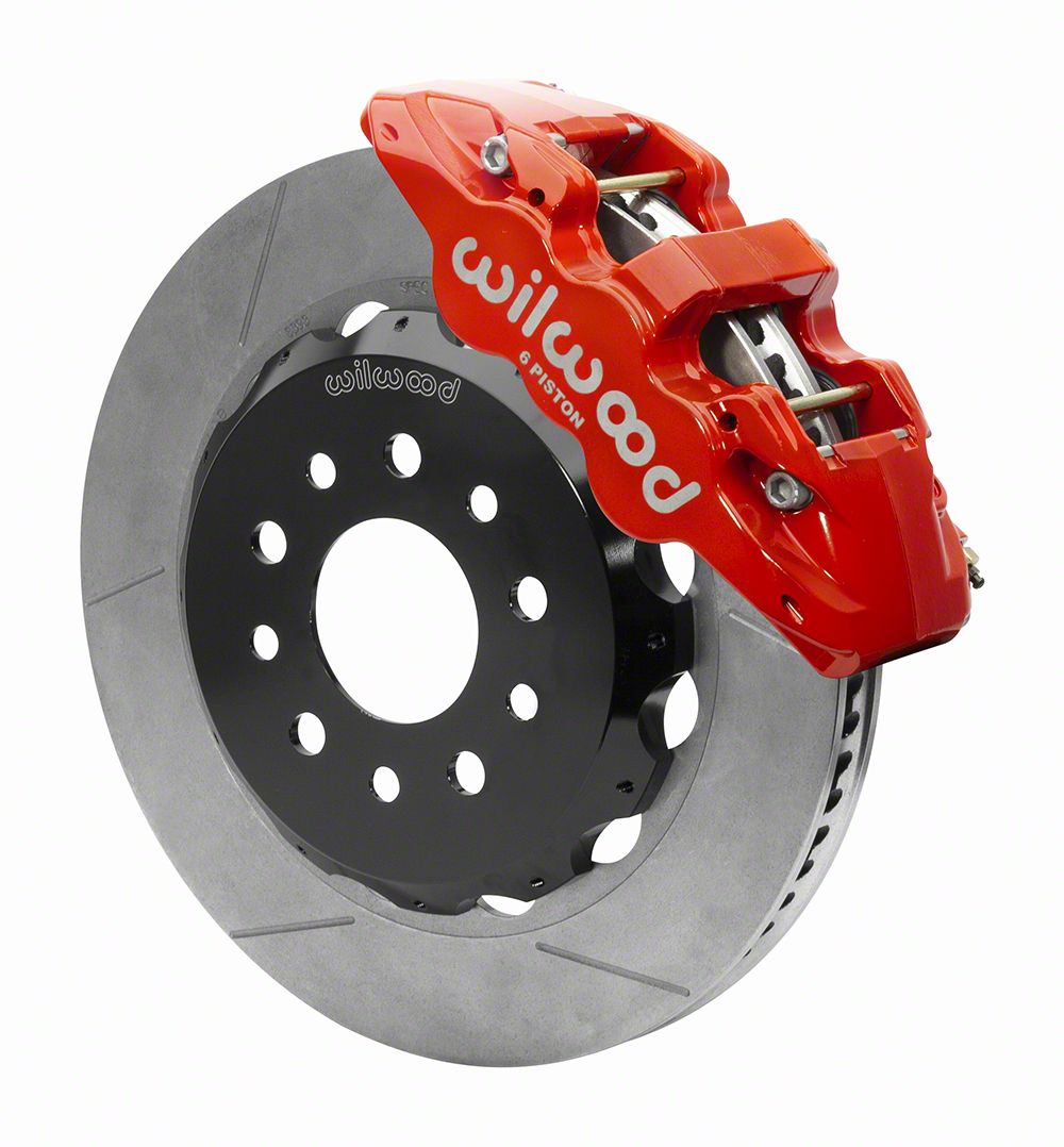 Wilwood Jeep Gladiator AERO6 Front Big Brake Kit with 14-Inch Slotted ...