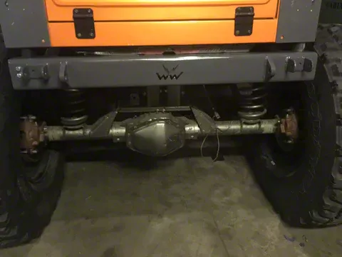 Wizard Works Offroad Jeep Wrangler Rear Bumper; Bare Steel WW1088 (76 ...