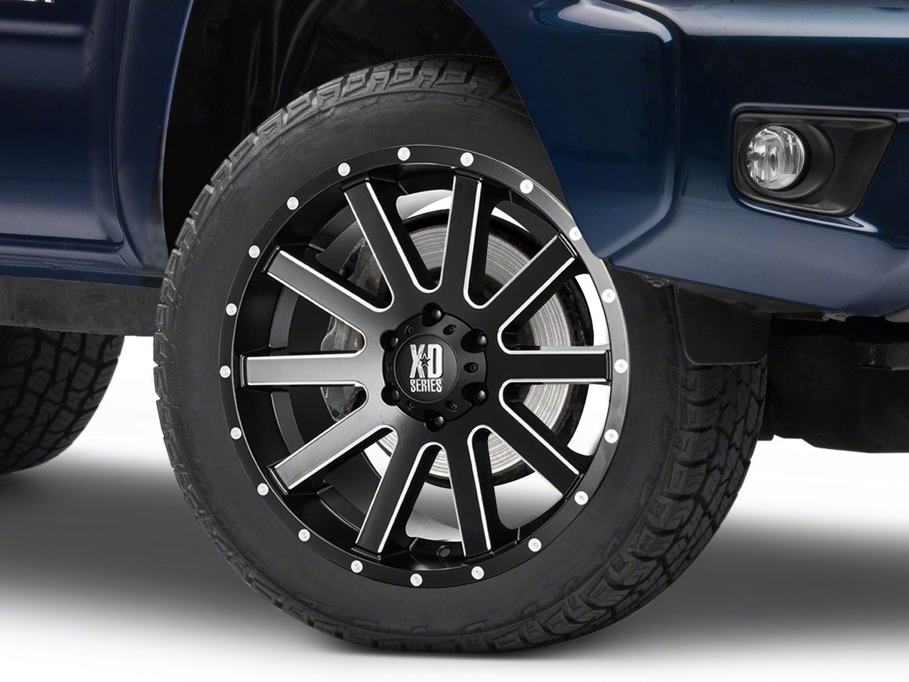 XD Toyota 4-Runner Heist Satin Black Milled 6-Lug Wheel; 20x9; 18mm ...