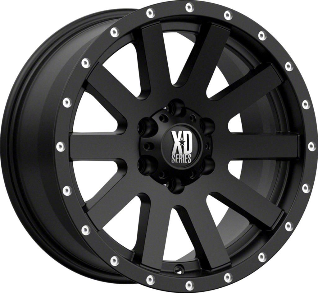 XD Titan Heist Satin Black 6-Lug Wheel; 22x10; 12mm Offset ...