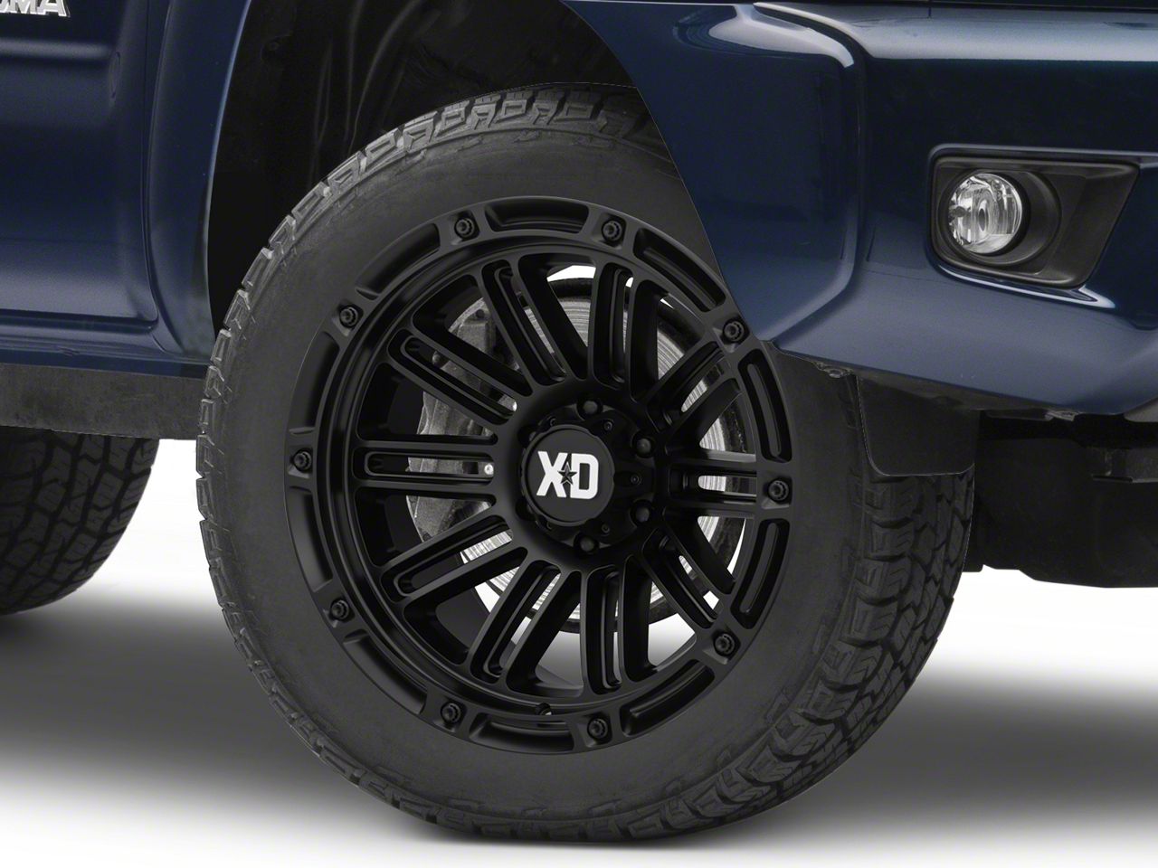 XD Tacoma Double Deuce Satin Black 6-Lug Wheel; 20x10; -18mm Offset ...