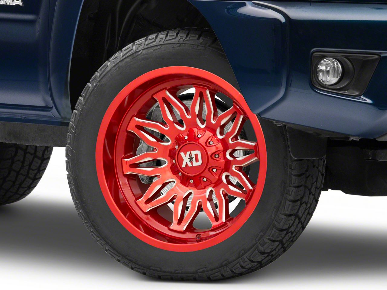 XD Tacoma Gunner Candy Red Milled 6-Lug Wheel; 20x10; -18mm Offset ...
