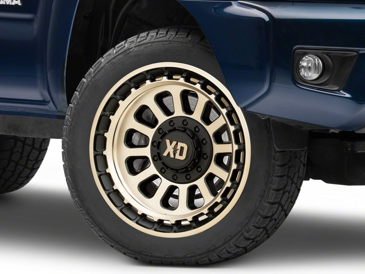XD Tacoma Omega Satin Black with Bronze Tint 6-Lug Wheel; 20x10; -18mm ...