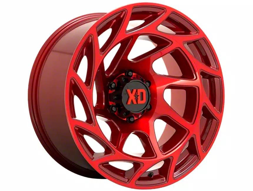 Xd Tacoma Onslaught Candy Red 6 Lug Wheel 17x9 0mm Offset