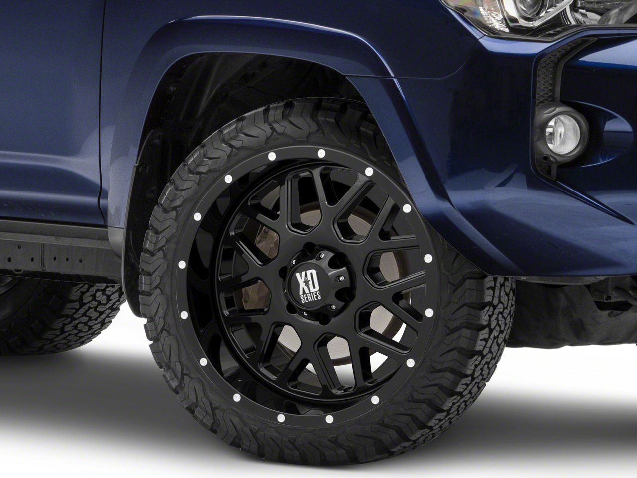XD Toyota 4-Runner Grenade Gloss Black 6-Lug Wheel; 22x10; -24mm Offset ...