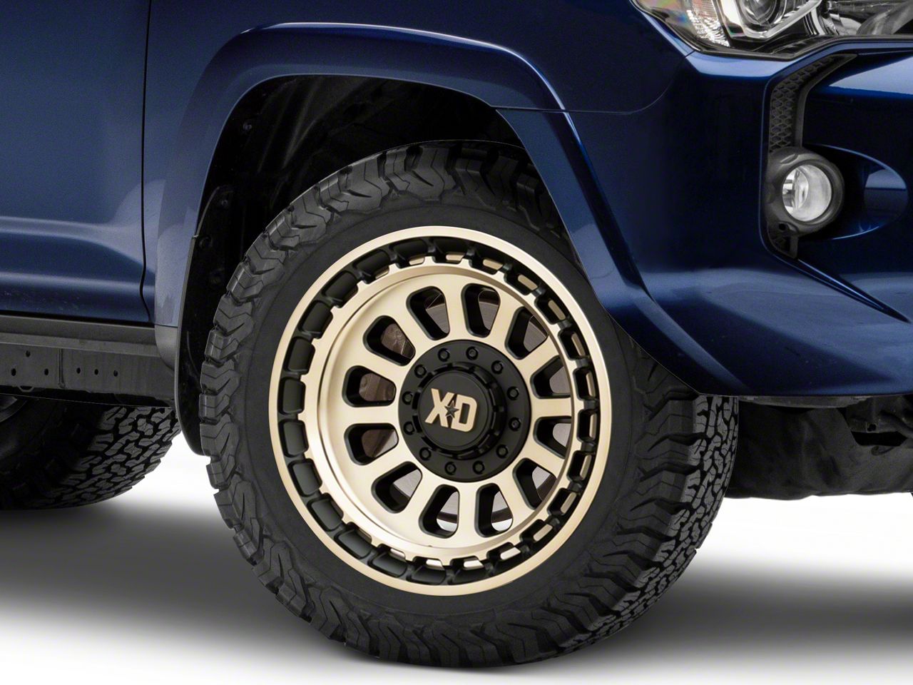 XD Toyota 4-Runner Omega Satin Black with Bronze Tint 6-Lug Wheel ...