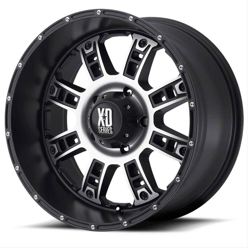 XD Toyota 4-Runner Riot Matte Black Machined 6-Lug Wheel; 20x12; -44mm ...