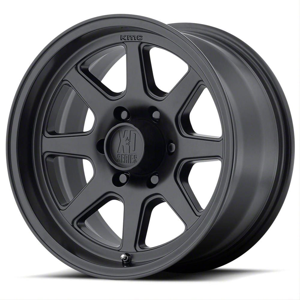 XD Toyota 4-Runner Turbine Satin Black 6-Lug Wheel; 17x9; -12mm Offset ...