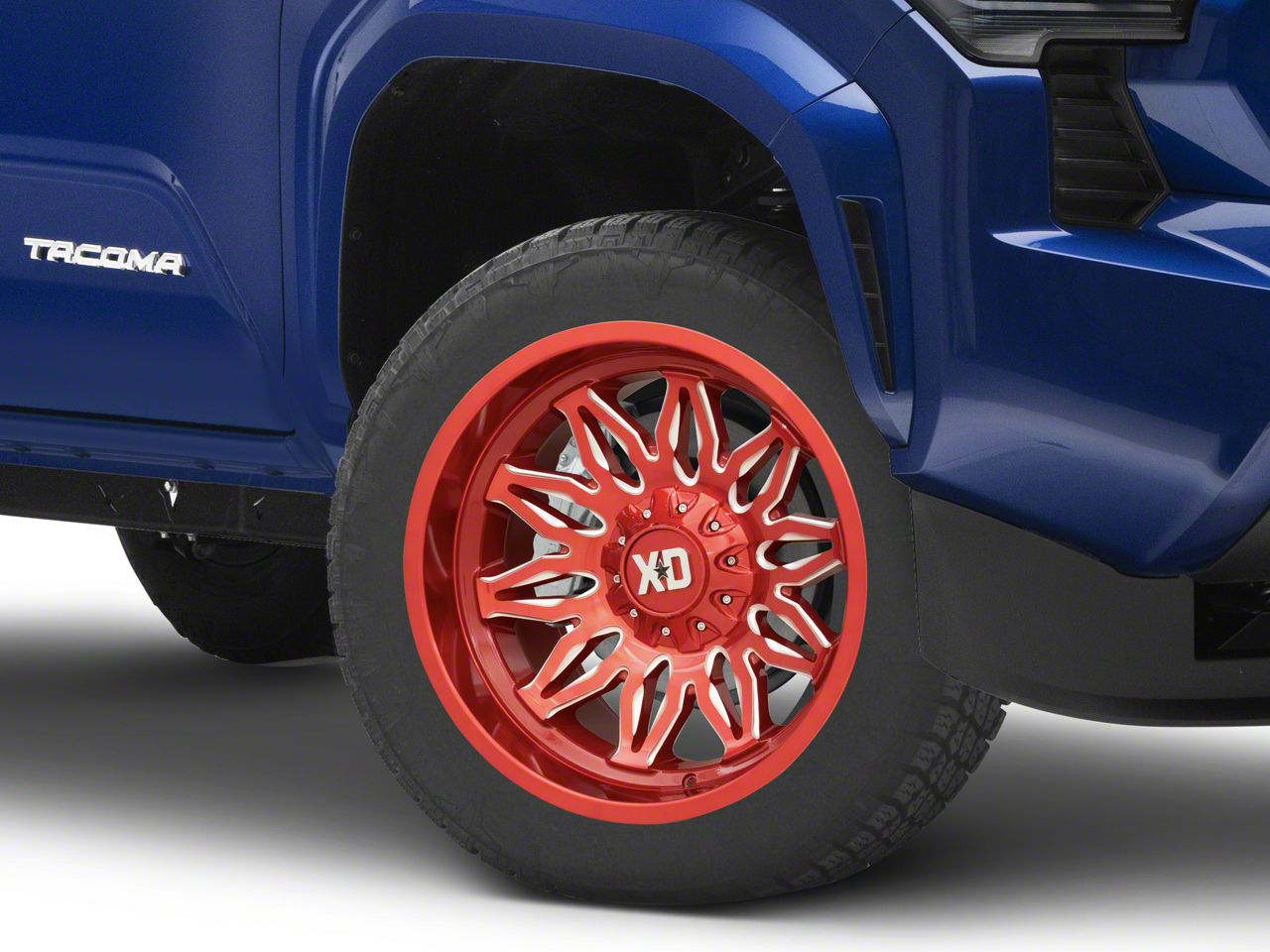 XD Tacoma Gunner Candy Red Milled 6-Lug Wheel; 20x10; -18mm Offset ...