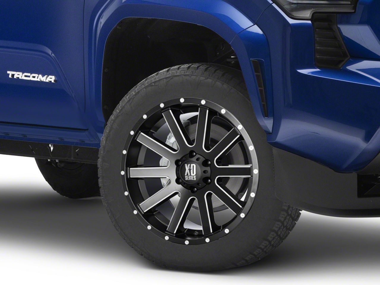 XD Tacoma Heist Satin Black Milled 6-Lug Wheel; 20x10; -24mm Offset ...