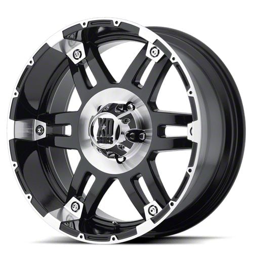 XD Toyota 4-Runner Spy Gloss Black Machined 6-Lug Wheel; 20x8.5; 18mm ...