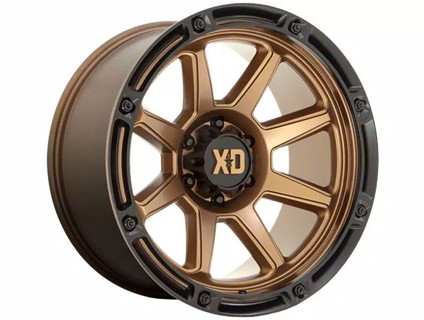 XD Toyota 4-Runner Titan Matte Bronze with Black Lip 6-Lug Wheel; 20x9 ...
