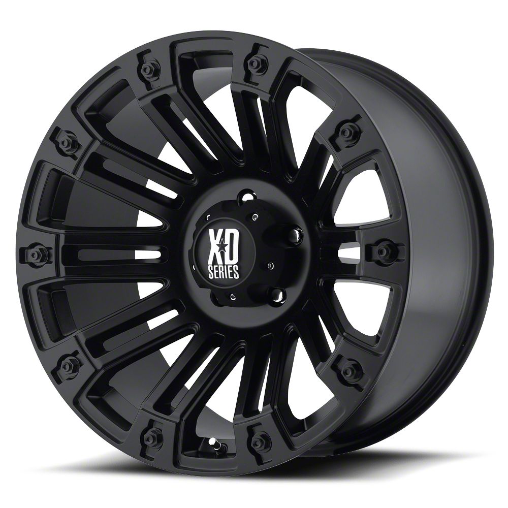 XD Toyota 4-Runner Brigade Satin Black 6-Lug Wheel; 20x10; -24mm Offset ...