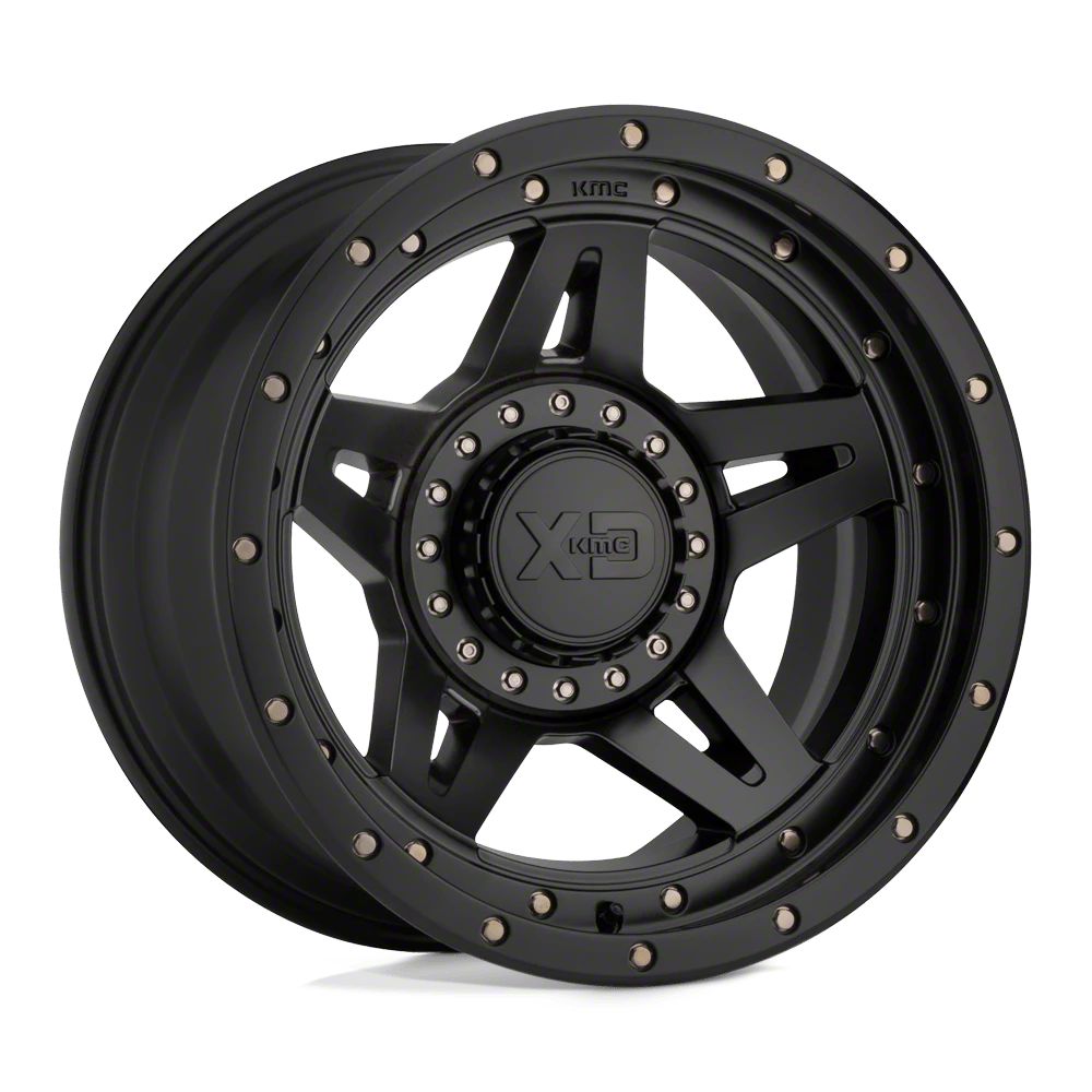 XD Toyota 4-Runner Brute Satin Black 6-Lug Wheel; 20x12; -44mm Offset ...