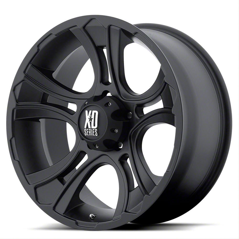 XD Toyota 4-Runner Crank Matte Black 6-Lug Wheel; 17x9; 0mm Offset ...
