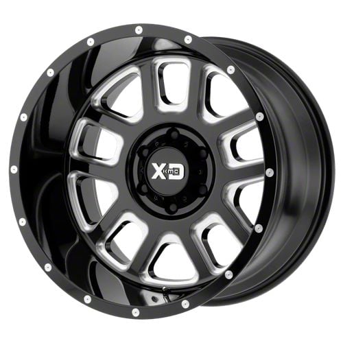 XD Toyota 4-Runner Delta Gloss Black Milled 6-Lug Wheel; 20x12; -44mm ...