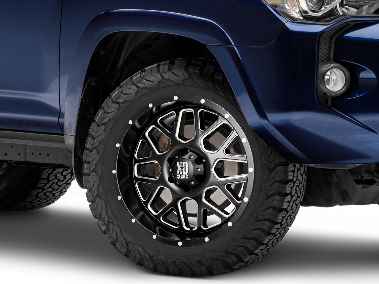 XD Toyota 4-Runner Grenade Satin Black Milled 6-Lug Wheel; 20x9; 0mm ...