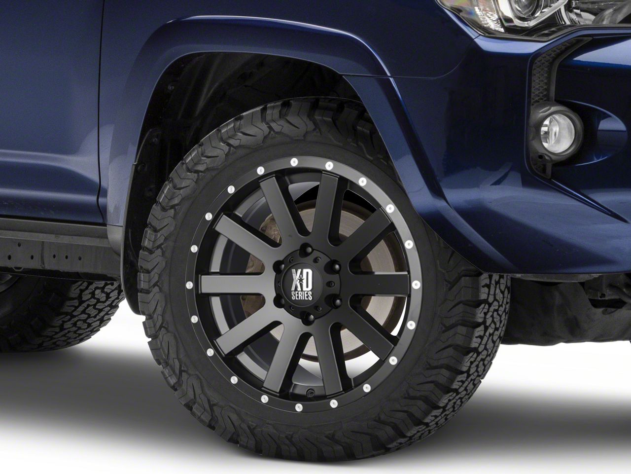 XD Toyota 4-Runner Heist Satin Black 6-Lug Wheel; 20x10; -24mm Offset ...