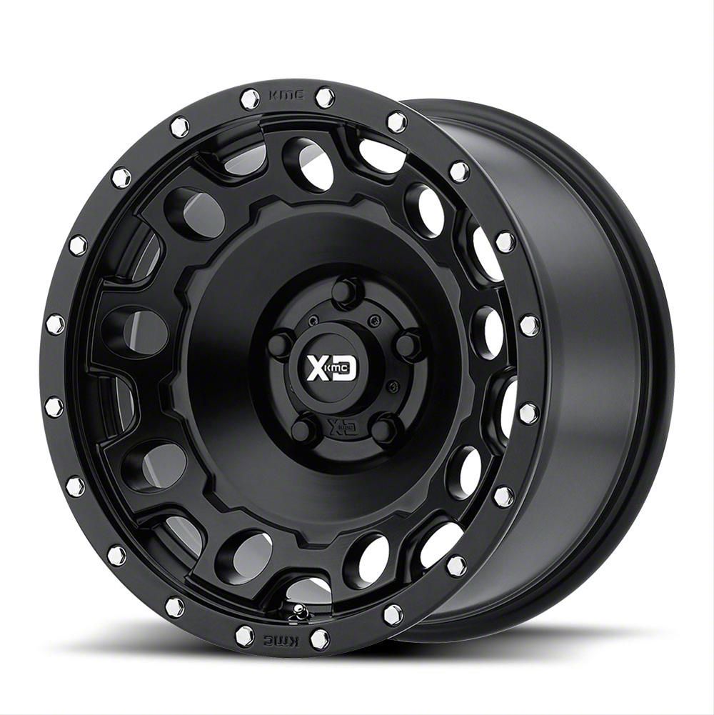 XD Toyota 4-Runner Holeshot Satin Black 6-Lug Wheel; 17x8.5; 34mm ...