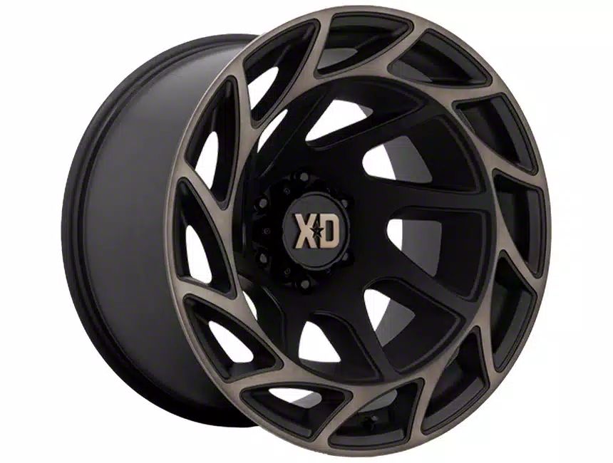 XD Toyota 4-Runner Onslaught Satin Black with Bronze Tint 6-Lug Wheel ...
