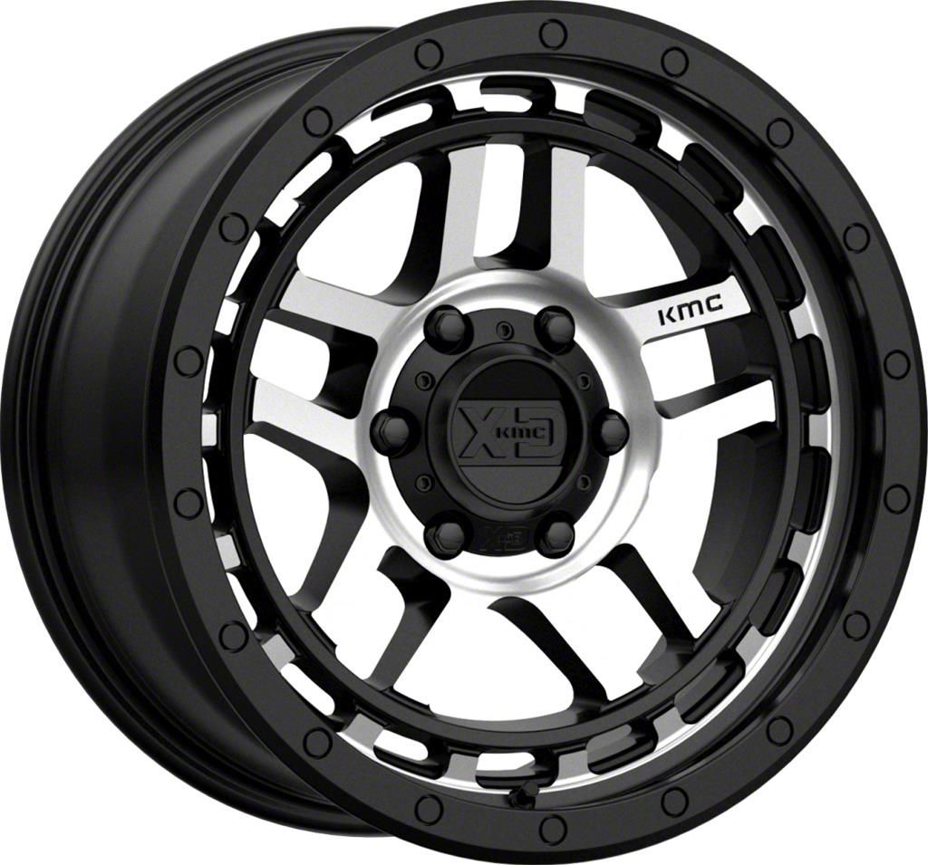XD Toyota 4-Runner Recon Satin Black Machined 6-Lug Wheel; 17x9; -12mm ...