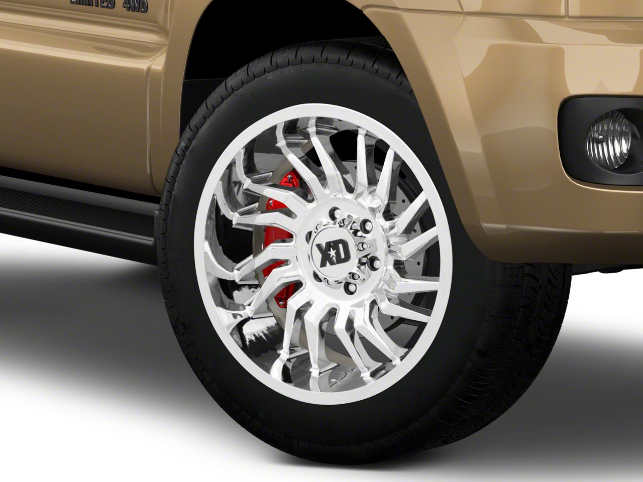 XD Toyota 4-Runner Tension Chrome 6-Lug Wheel; 20x10; -18mm Offset ...