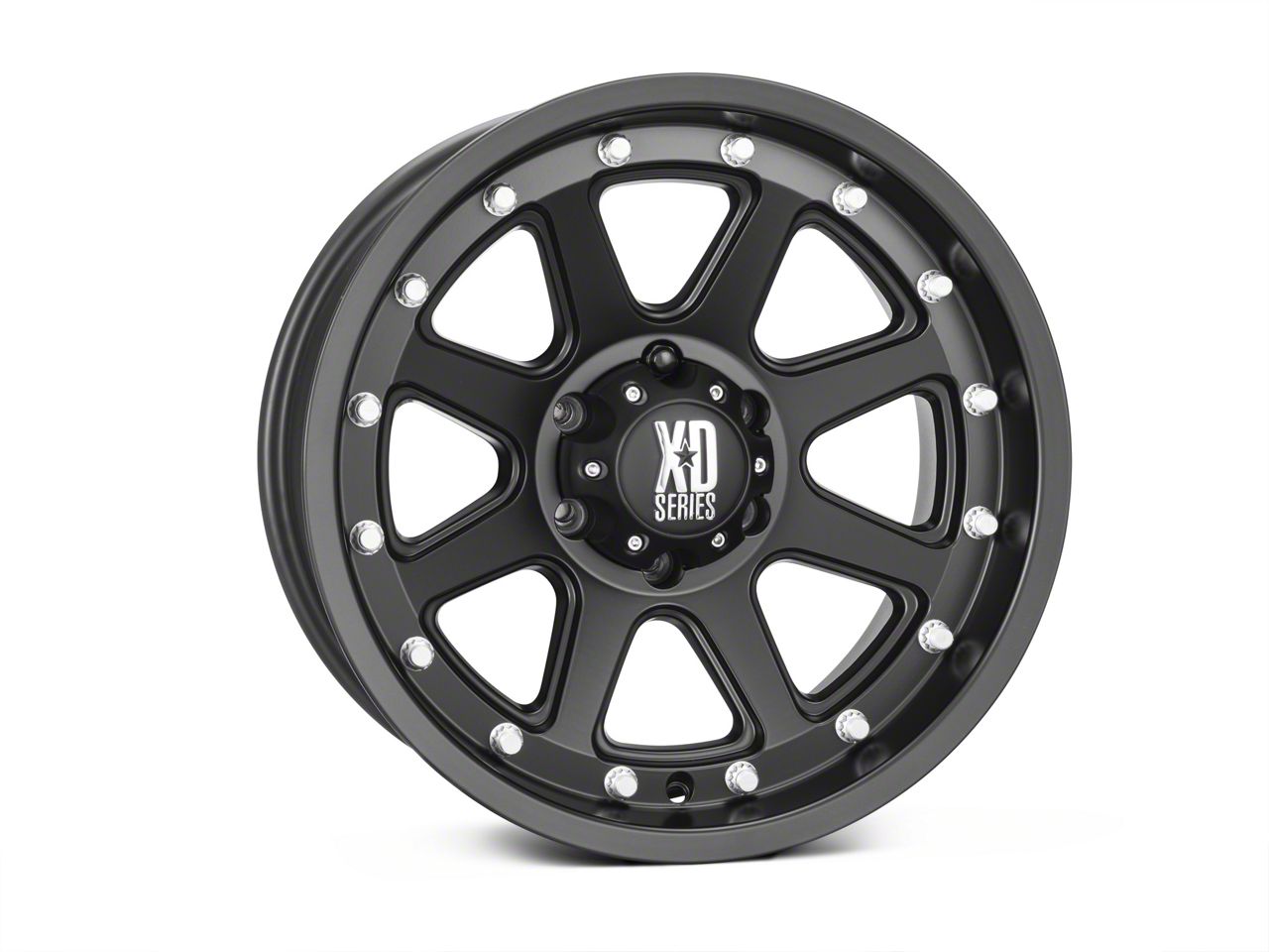 XD Bronco Addict Matte Black 6-Lug Wheel; 18x9; 18mm Offset ...