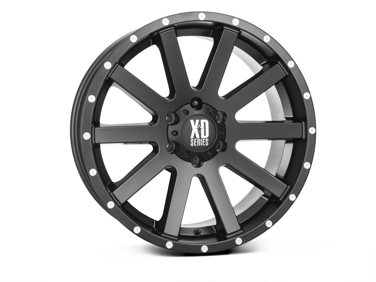 XD Bronco Heist Satin Black 6-Lug Wheel; 20x9; 18mm Offset ...