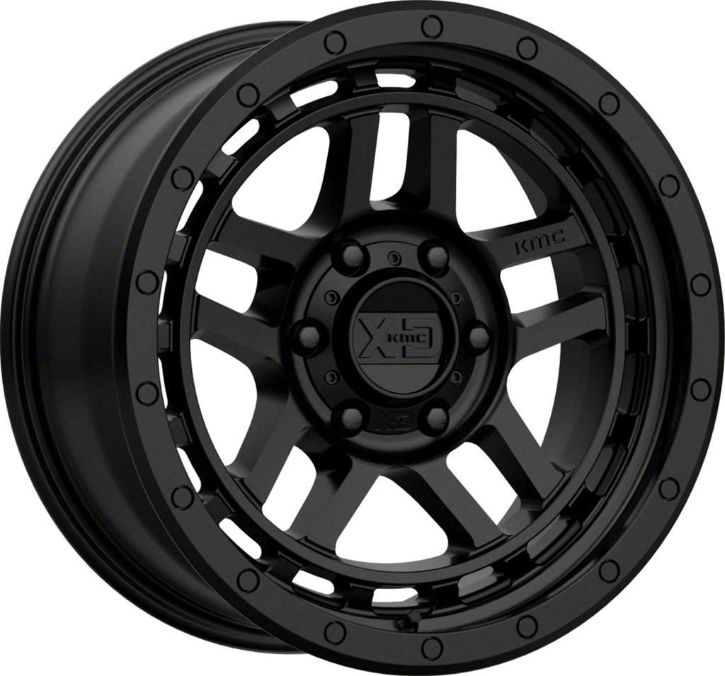 XD Bronco Recon Satin Black 6-Lug Wheel; 17x9; -12mm Offset ...