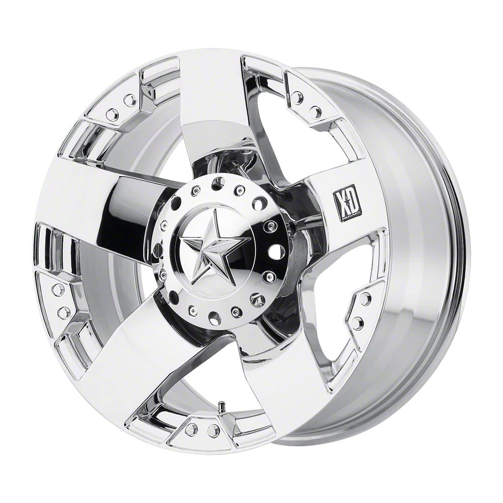 XD Bronco Rockstar Chrome 6-Lug Wheel; 17x8; 10mm Offset XD77578067210 ...