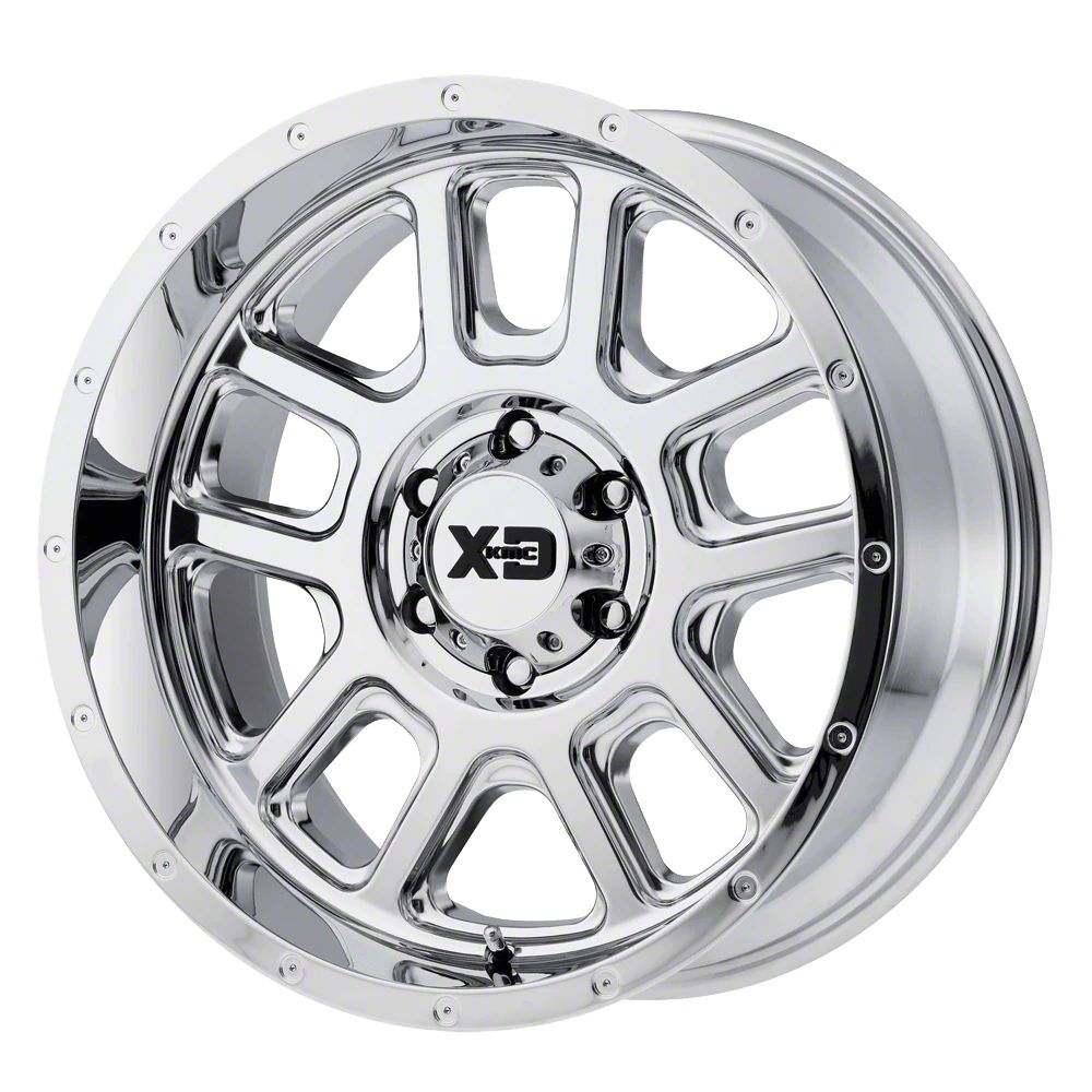 XD Jeep Gladiator Delta Chrome Wheel; 22x14; -76mm Offset ...