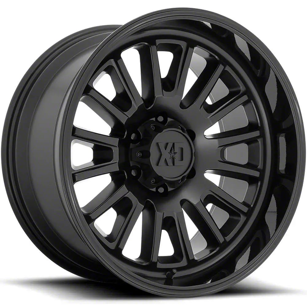XD Jeep Grand Cherokee Rover Satin Black with Gloss Black Lip Wheel ...