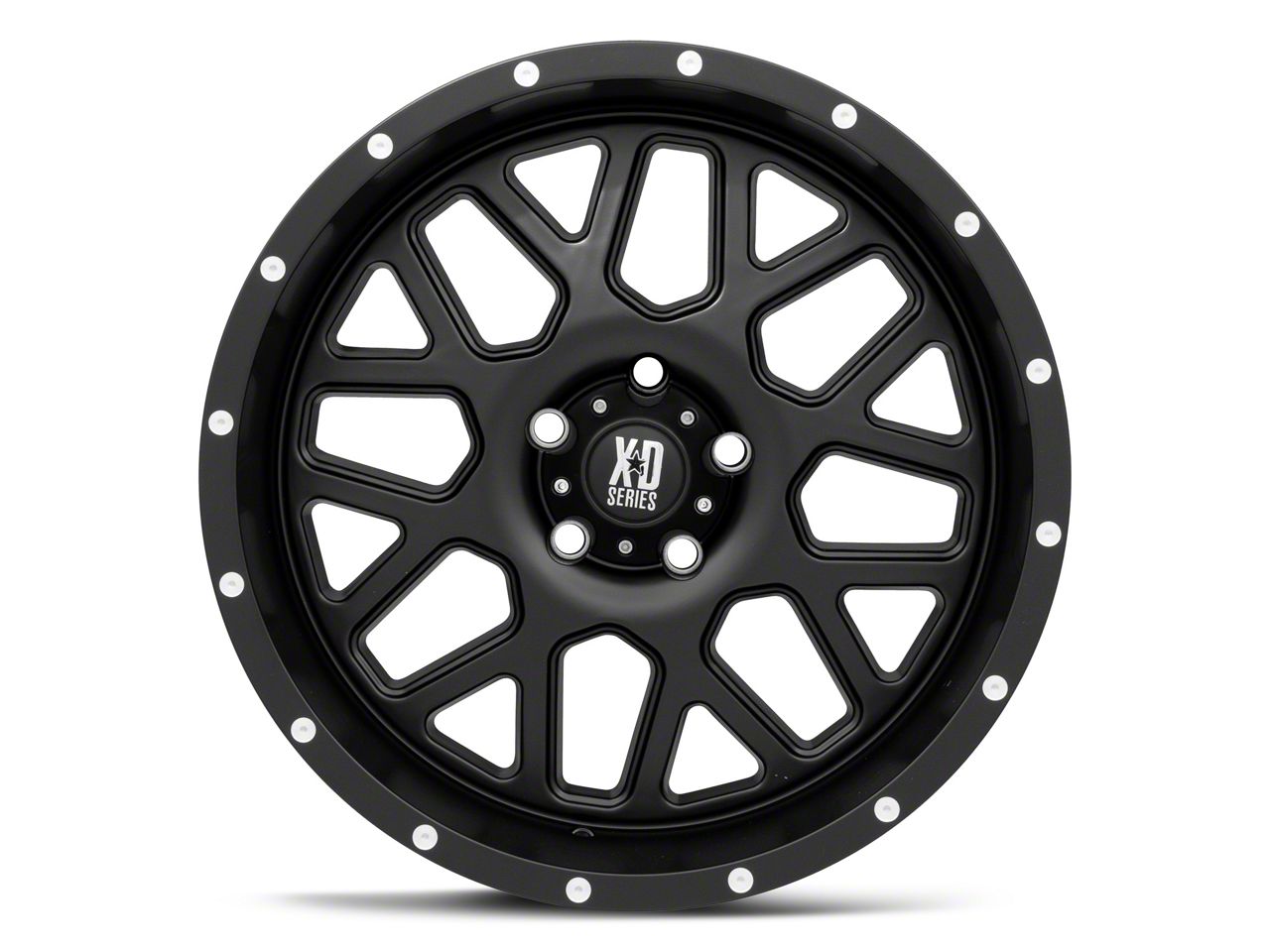 XD Jeep Grand Cherokee Grenade Satin Black Wheel; 20x10; -24mm Offset ...